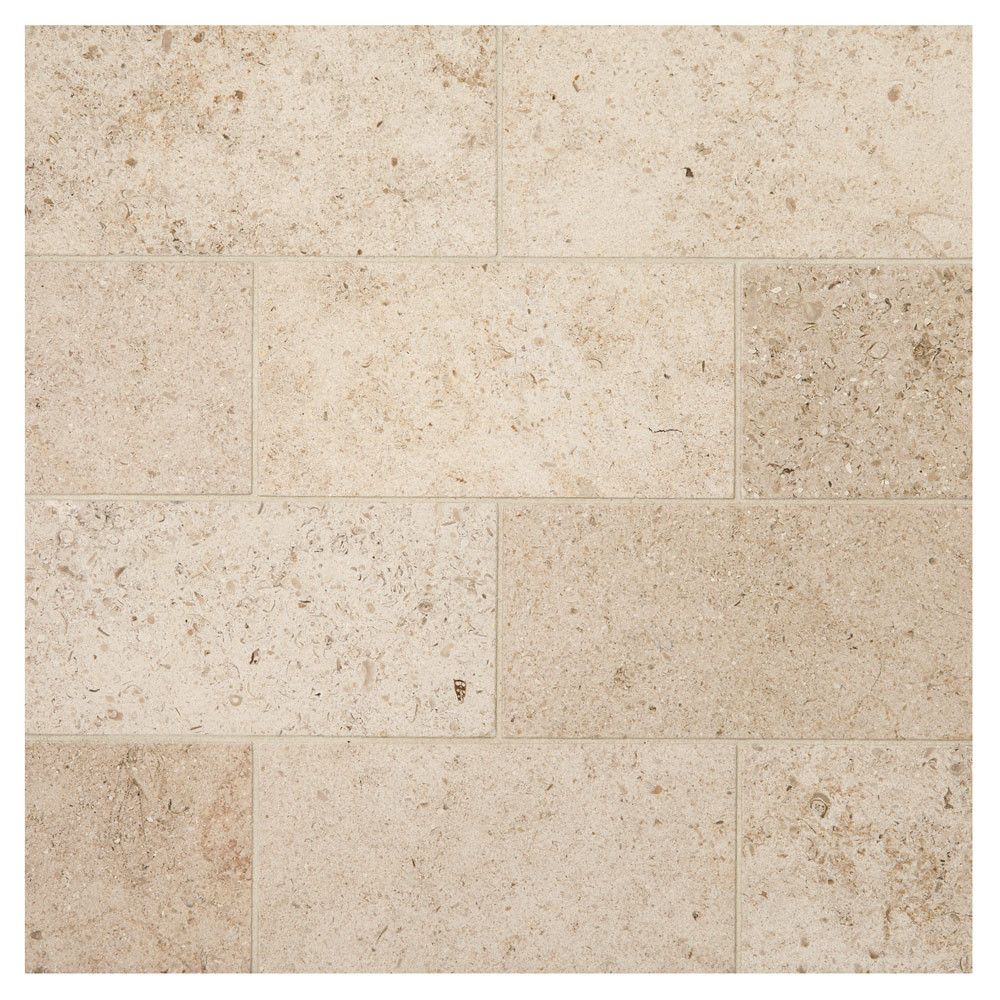 beige limestone tile